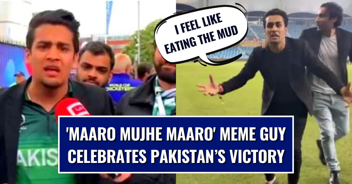 Watch - 'Maaro Mujhe Maaro' Meme Guy Celebrates Pakistan’s T20 WC Win ...